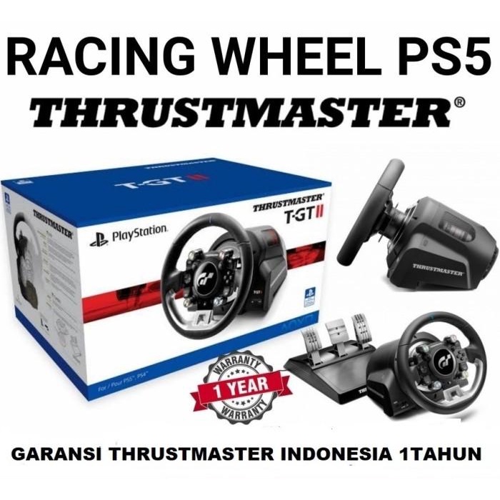 Jual Steering Thrustmaster T-Gt Ii Racing Wheel (Pc/Ps4/Ps5) | Shopee Indonesia