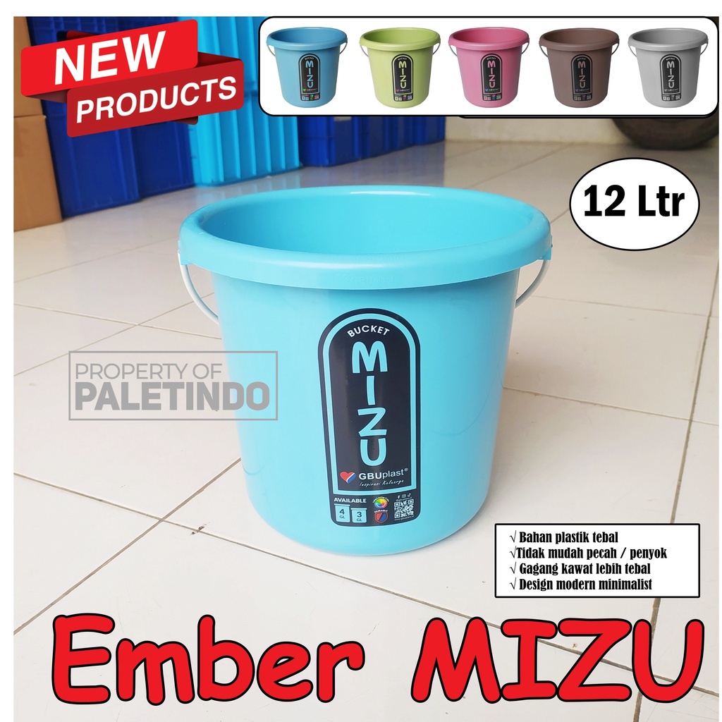 Jual Ember Plastik 12 Liter MIZU | Shopee Indonesia