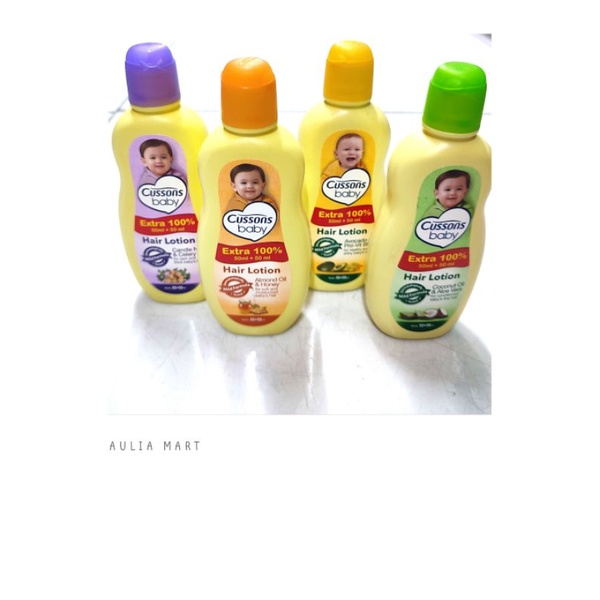 Jual Cussons baby hair lotion 100+100ml minyak rambut kemiri | Shopee ...