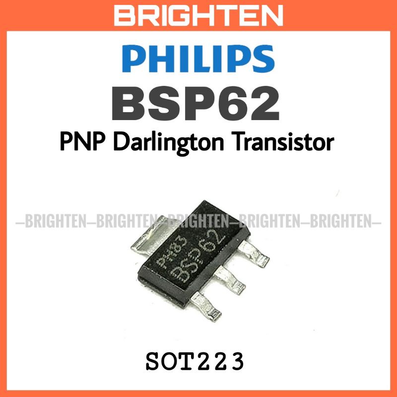 Jual PHILIPS BSP62 Transistor Darlington PNP SOT223 SMD | Shopee Indonesia