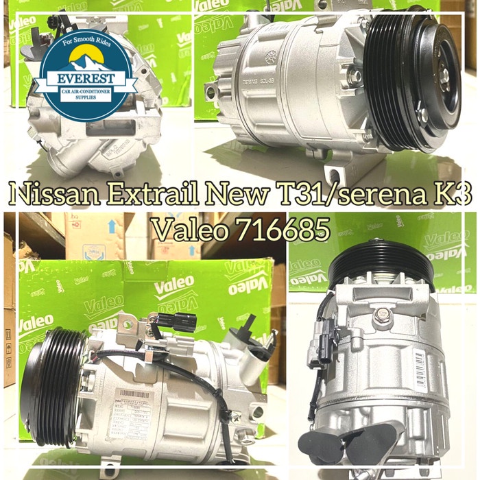 Jual Compressor Kompresor AC Mobil Nissan Xtrail All New T31 / Serena Valeo | Shopee Indonesia