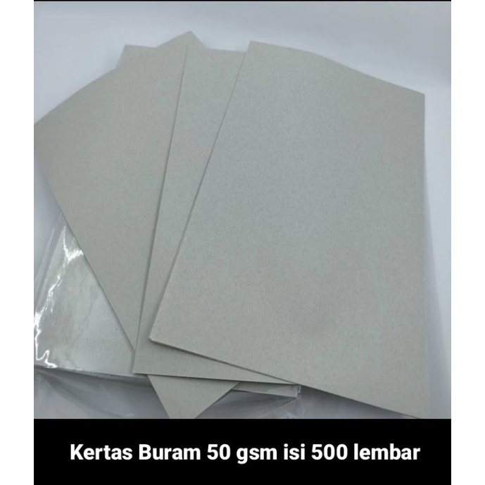 Jual Kertas Buram Cd 50gsm Folio F4 1rim 500 Lembar Shopee Indonesia
