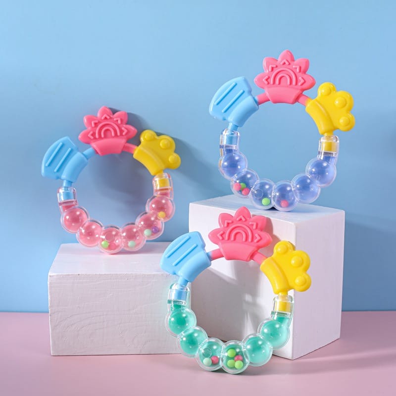 Jual WD Mainan gigitan bayi Mainan Rattle Genggam Bayi Gigitan Empeng ...