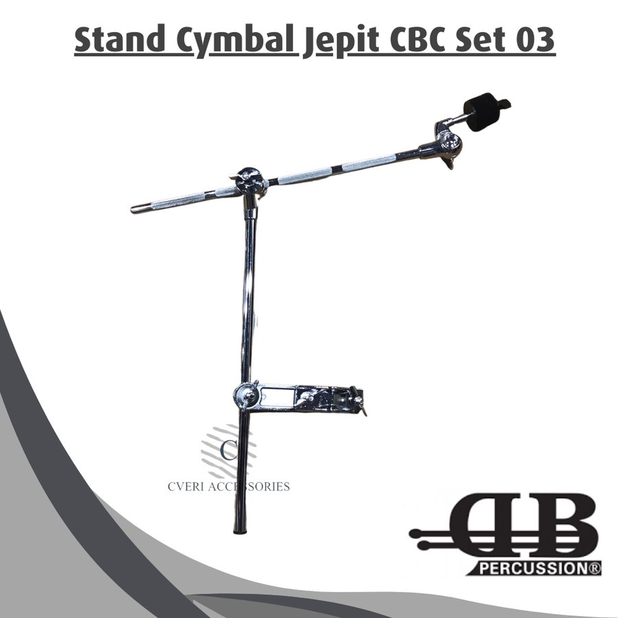 Jual Stand Cymbal Jepit CBC Set 03 Cymbal Boom Arm DB Percussion ...