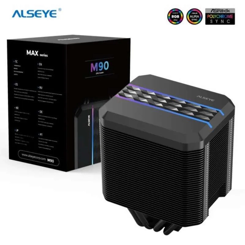 Jual Alseye Fan Processor Double Tower M90 Cpu Cooler Rgb Max Series ...