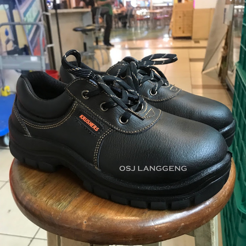 Jual Sepatu Safety Krushers Utah Hitam / Safety Shoes Krushers Utah ...
