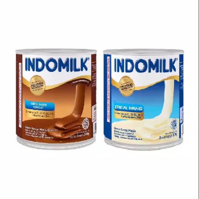 Jual Skm indomilk putih/cokelat klg 370gr | Shopee Indonesia