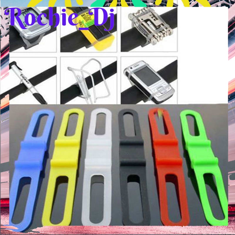 Jual SILICONE STRAP BIKE BRACKET MOUNT HOLDER FOR FLASHLIGHT - LC-9105 ...