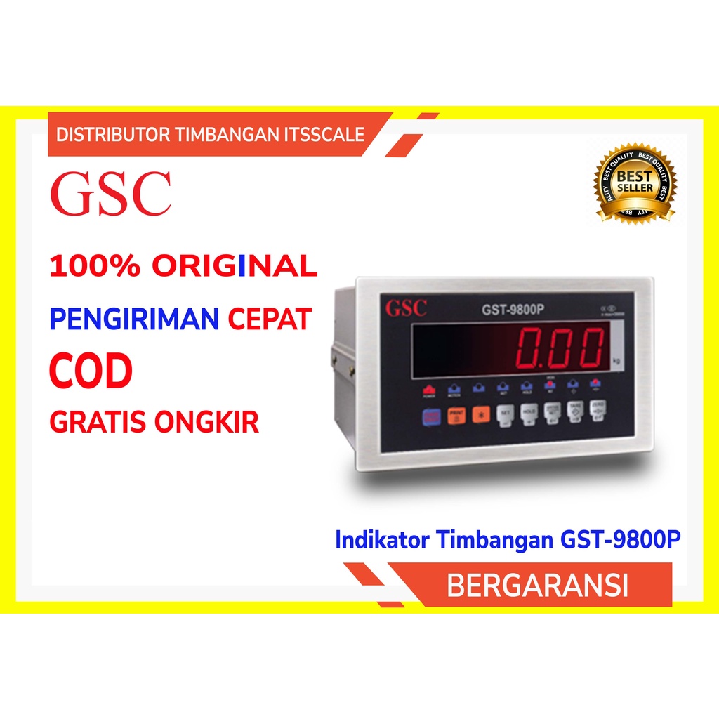 Jual Indikator Timbangan Digital GSC GST-9800P | Shopee Indonesia