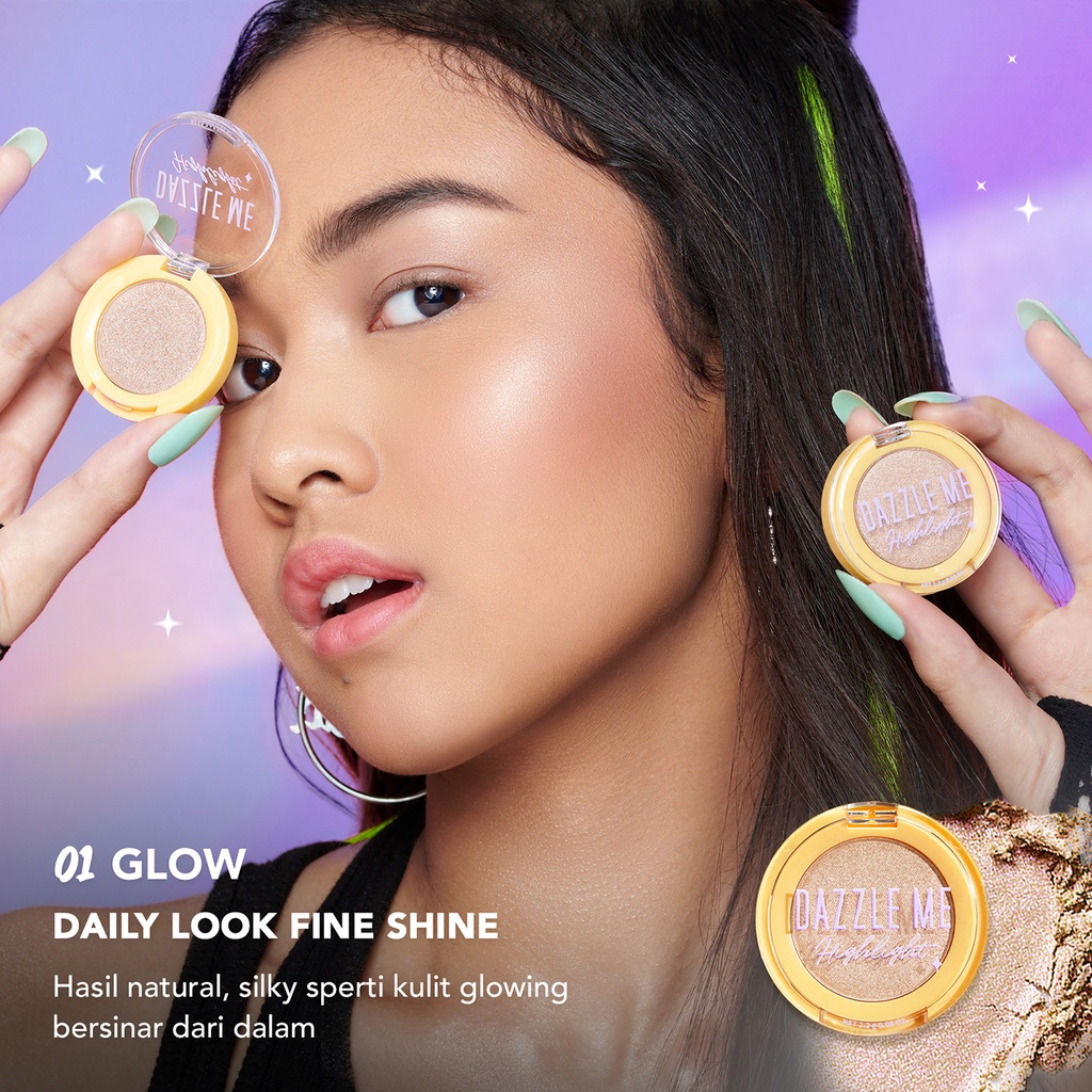 Jual Dazzle Me Sweet Girl Blush Galaxy Shines Highlight Blush On