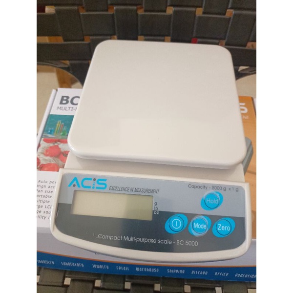 Jual Timbangan Dapur Digital ACIS 5kg/ 500 grm BC5000 / BC 500 ACIS Restaurant | Shopee Indonesia
