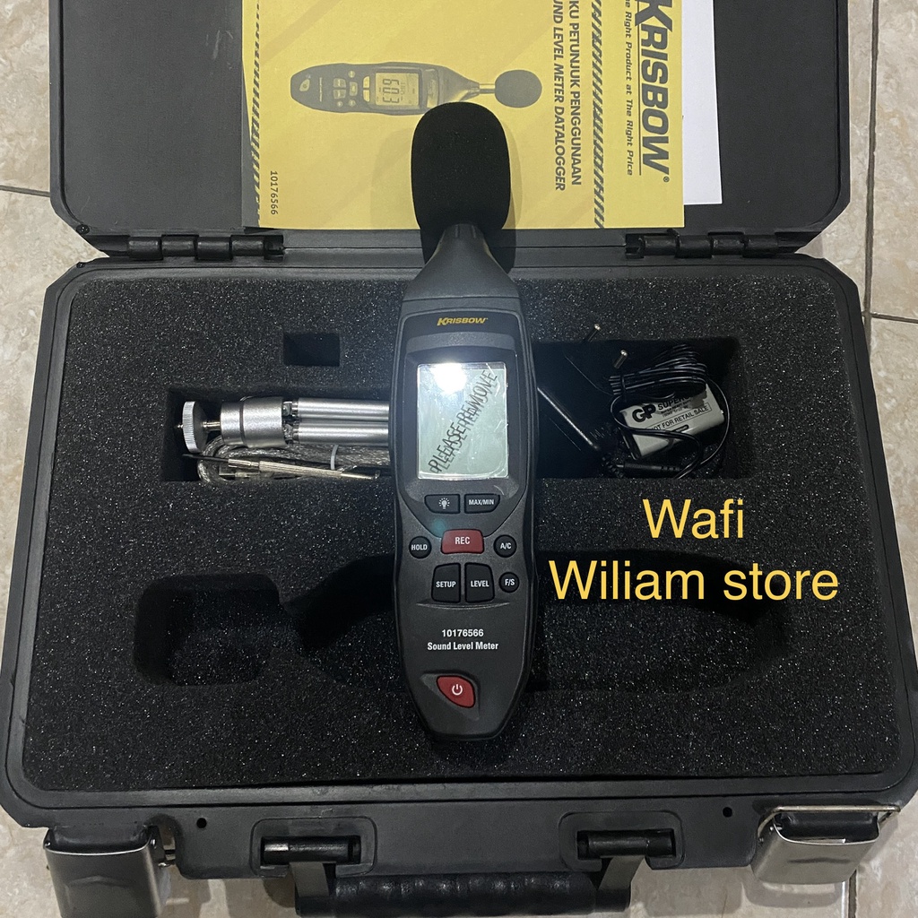 Jual Krisbow Digitar Sound Noise Level Meter Alat Pengukur Intensitas ...