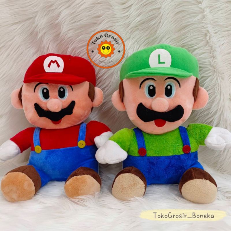 Jual Boneka Super Mario Bros & Luigi | Shopee Indonesia