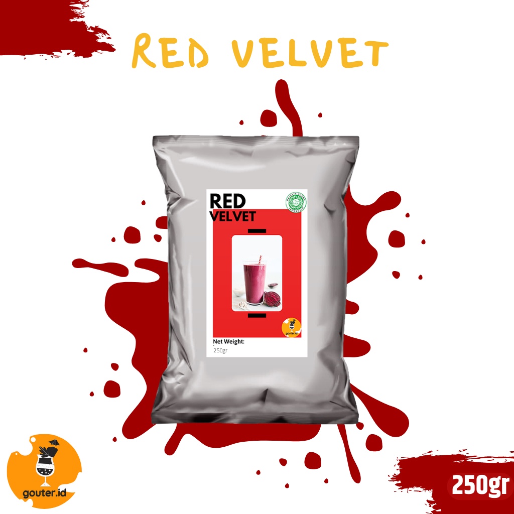 Jual BUBUK MINUMAN RASA RED VELVET 250GR / SERBUK MINUMAN ANEKA RASA ...