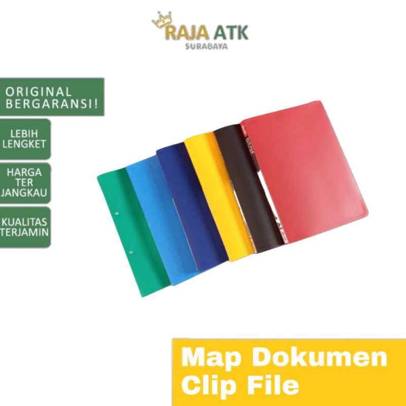 Jual Map Jepit Dokumen / Folio F4 Pocket File / Clip File / Map Jepit R ...