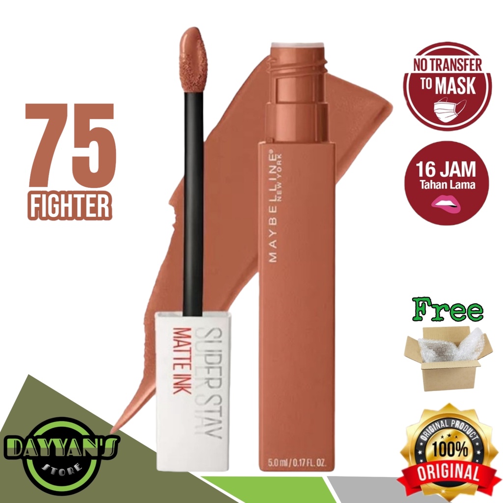 Jual Maybelline Superstay Matte Ink - 75 Fighter | Shopee Indonesia