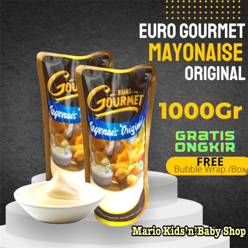 Jual MAYONAISE EURO GOURMET Original / Mayonais Gourmet 1000Gr / 1Kg ...