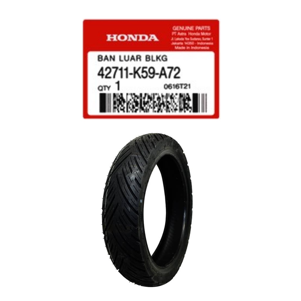 Jual 42711-K59-A72 Ban Belakang Tubeless 100 80 - 14 Vario 150 Federal ...