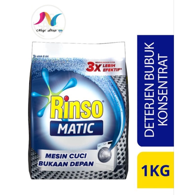 Jual Rinso matic detergen bubuk 1kg | Shopee Indonesia