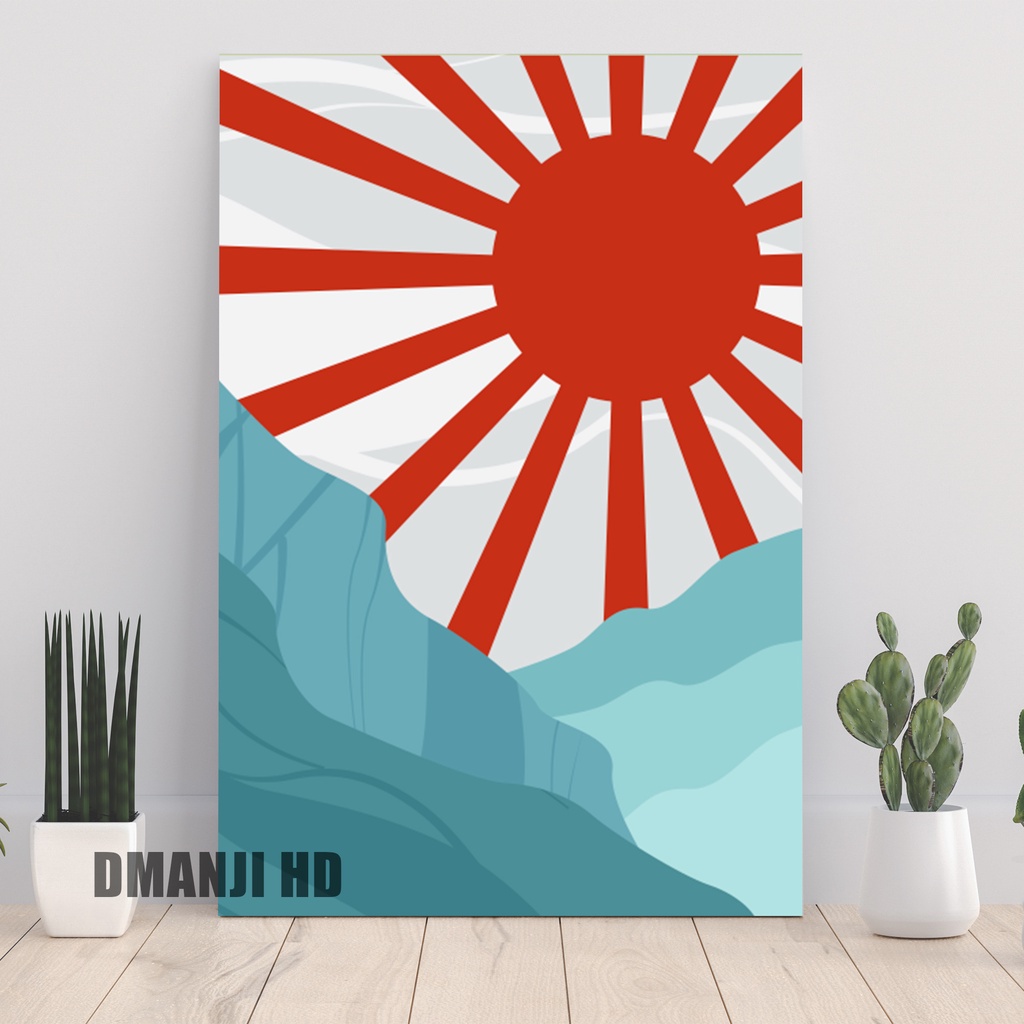 Jual DMANJI HD | Hiasan dinding Aesthetic Japanese | Poster Kayu Abstrak Jepang | Poster Gaya ...