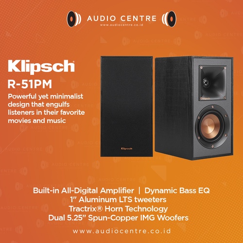 Jual Klipsch R51PM R 51PM POWERED SPEAKERS / Active speakers / Klipsch ...