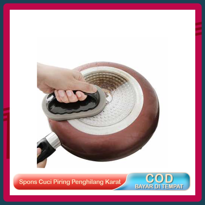 Jual Spons Cuci Piring Penghilang Karat Strongwell Pembersih Karat Besi ...