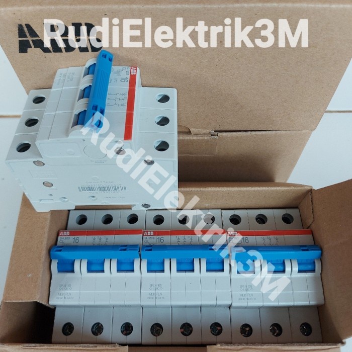 Jual MCB 3 PHASE ABB 16A ASLI PLN | Shopee Indonesia