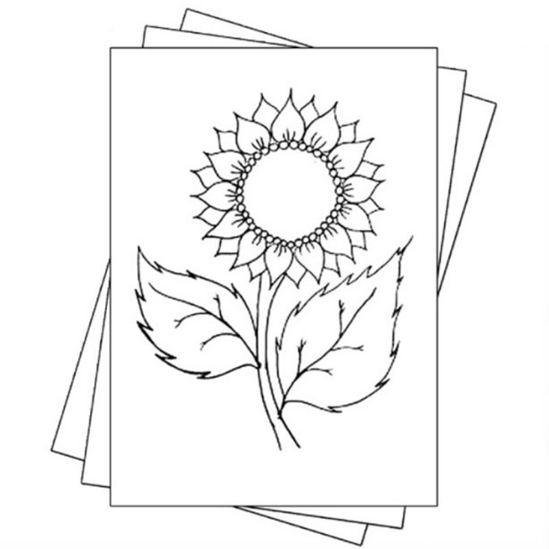 Jual Gambar Sketsa Mewarnai Bunga Indah / Seketsa Lukis Bunga / Flowers ...