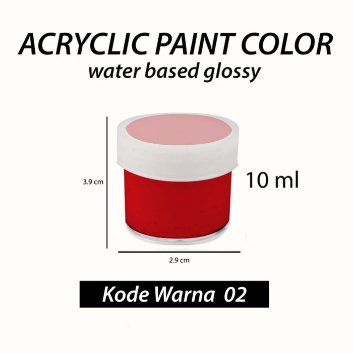 Jual Cat acrylic lukis Cat Acrilic mewarnai Cat Akrilik 20 warna x 10 ...