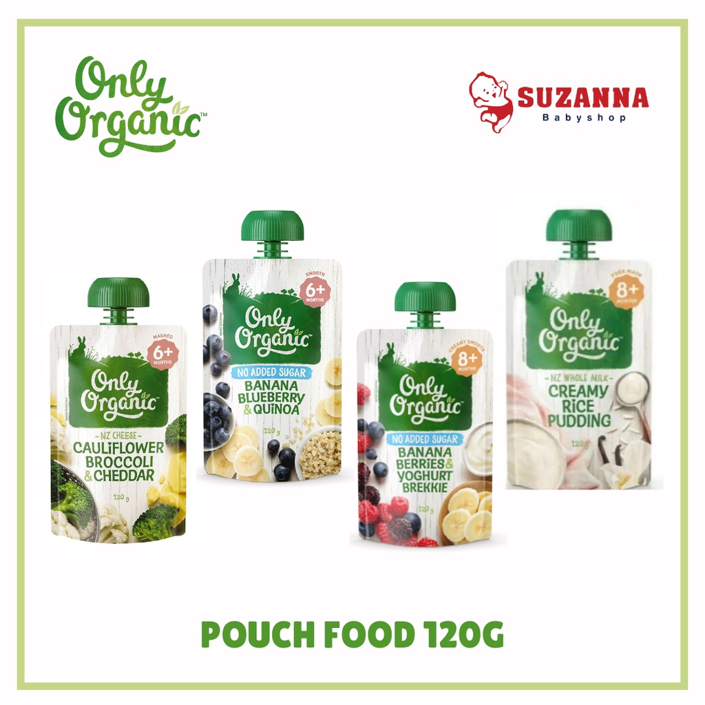 Jual Only Organic Pouch Food 120g | Shopee Indonesia