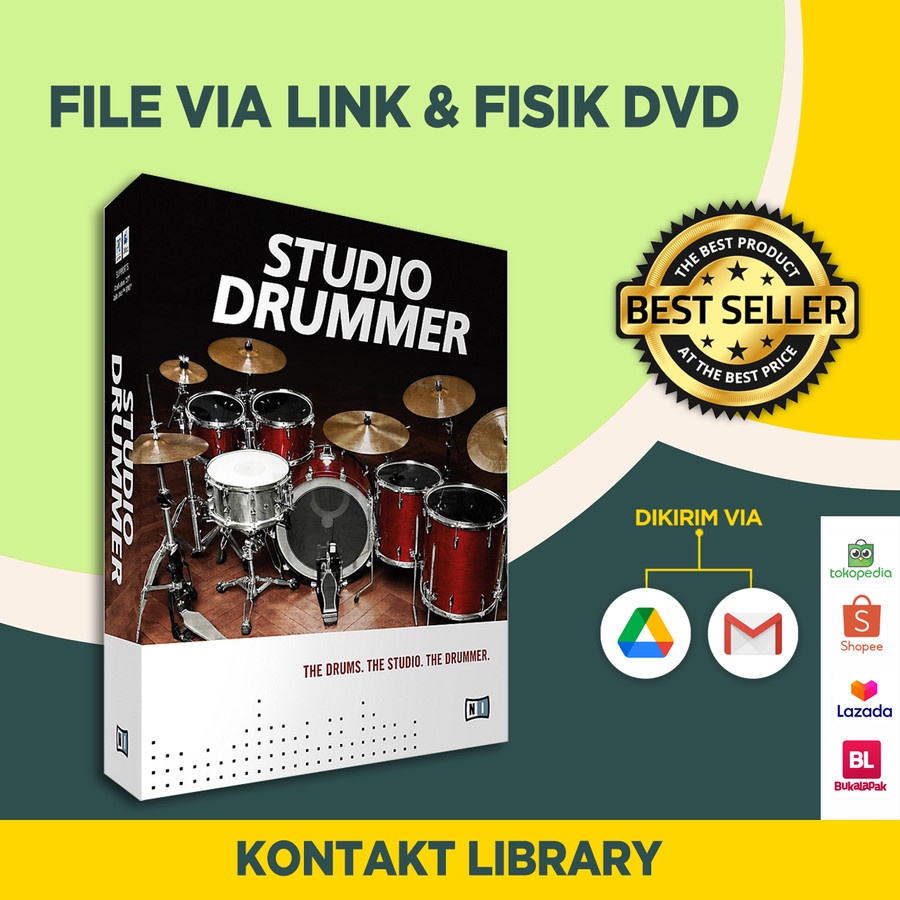 Jual Plugin VST Native Instruments Studio Drummer KONTAKT Library | Shopee Indonesia