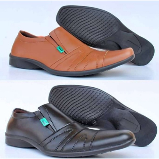 Jual SEPATU KICKERS PANTOFEL STEVEN KULIT WARNA HITAM PILIHAN KERJA ...