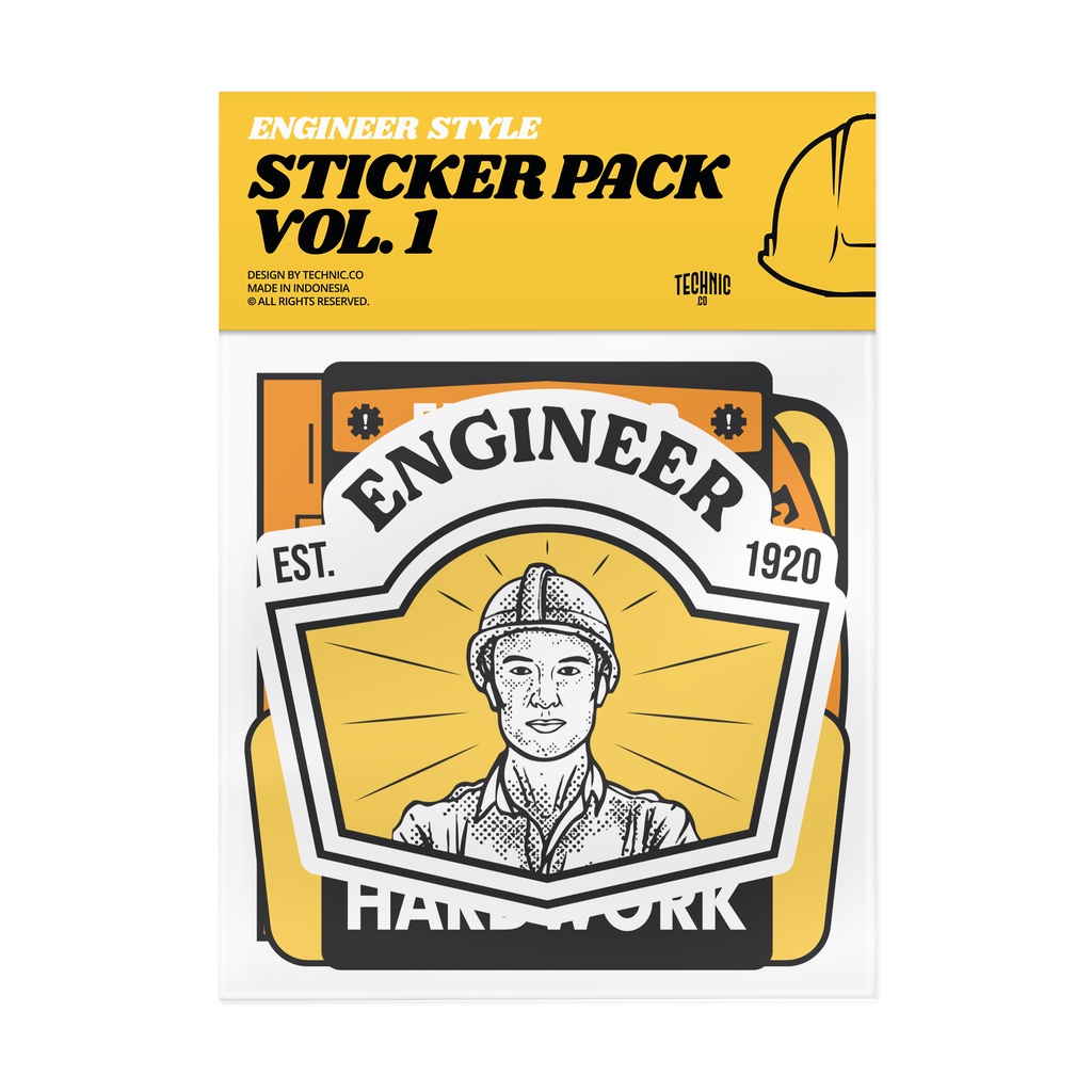 Jual Technic Sticker Pack Vol 1 Engineer Style | Shopee Indonesia