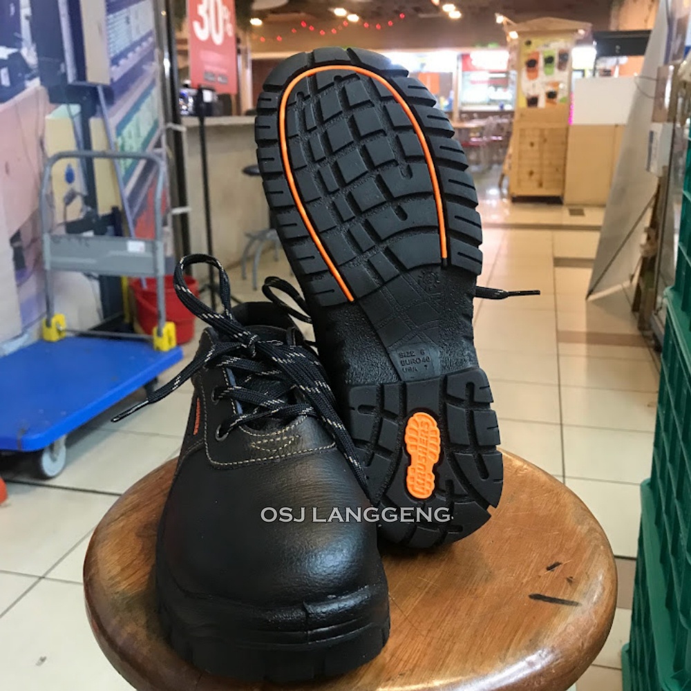 Jual Sepatu Safety Krushers Utah Hitam / Safety Shoes Krushers Utah ...
