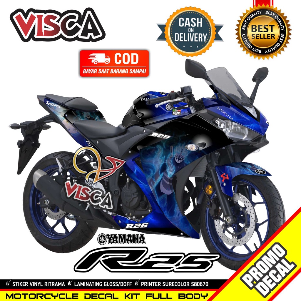 Jual Decal R25 Full Body Decal Yamaha R25 Old Stiker R25 Full Body ...