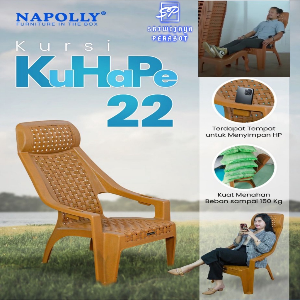 Jual BANGKU NAPOLLY SANTAI KUHAPE 22 | KURSI SANTAI NAPOLLY | Shopee ...