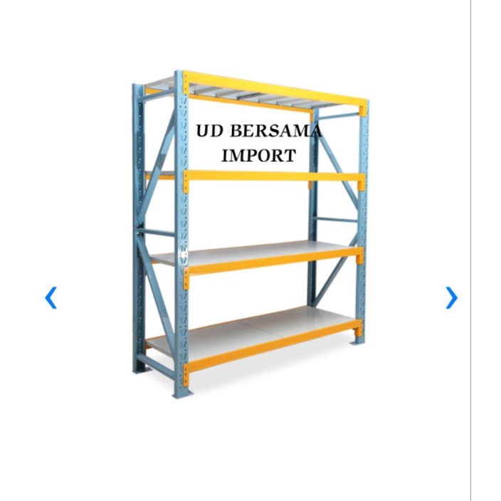 Jual KRISBOW Rak Gudang Heavy Duty/Rak Besi 4 Tingkat 180x60x200CM ...