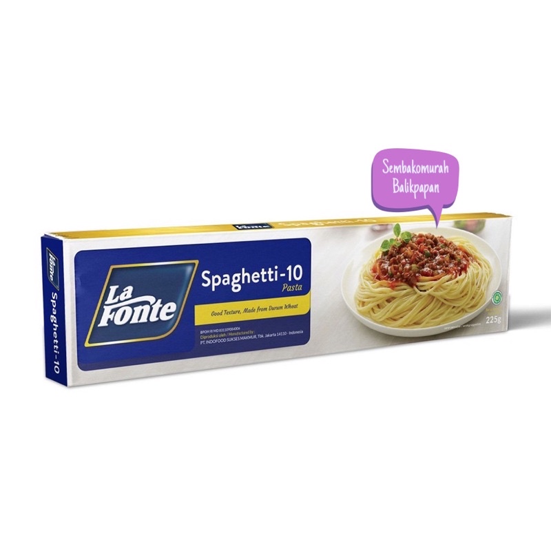 Jual Lafonte spaghetti dan fettuccine 225gr | Shopee Indonesia