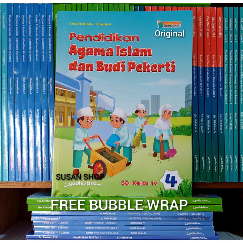 Jual Buku Pendidikan Agama Islam Dan Budi Pekerti Kelas 4 SD / MI Yudhistira Kurikulum Merdeka ...