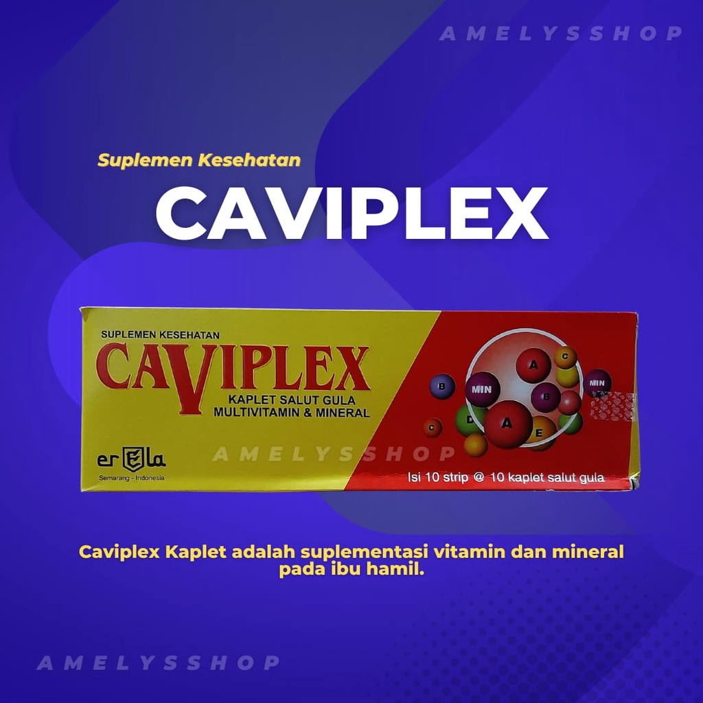 Jual CAVIPLEX MULTIVITAMIN DAN MINERAL - Suplementasi vitamin dan ...