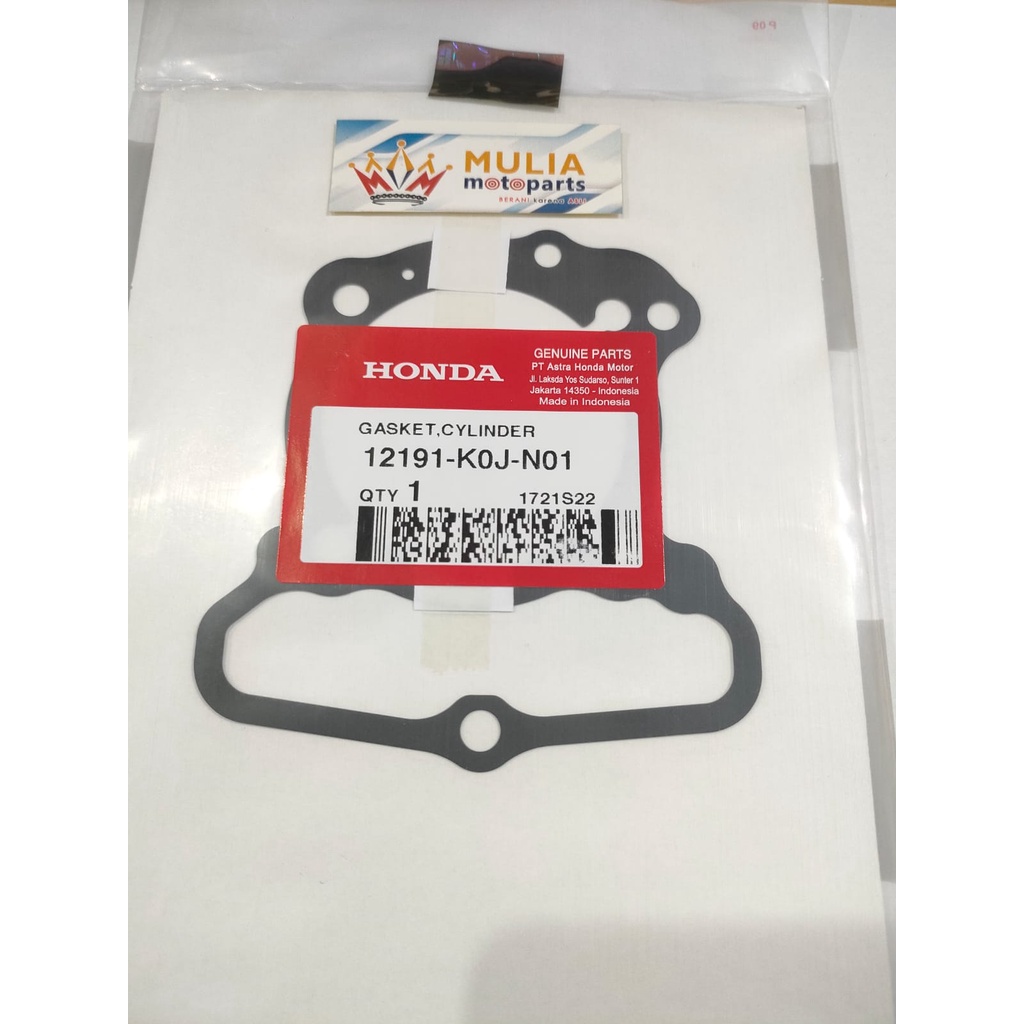 Jual 12191-K1A-N01 ORI HGP PACKING BLOCK GENIO, BEAT K1A PAKEN BLOK ...