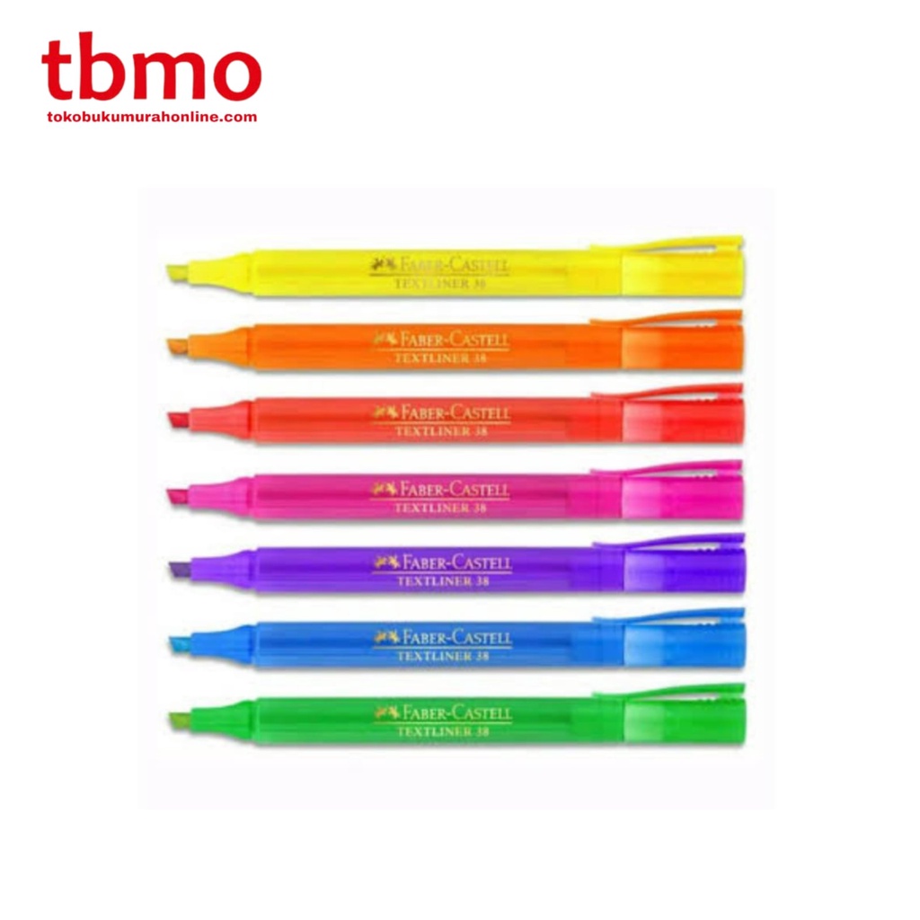Jual TEXTLINER 38 HIGHLIGHTER FABER CASTELL | Shopee Indonesia
