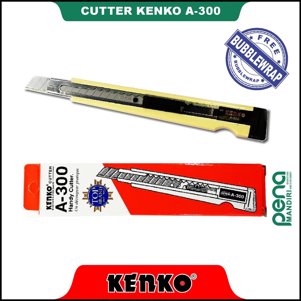Jual Pisau Cutter A-300 Kenko / a300 / A 300 Kenko | Shopee Indonesia