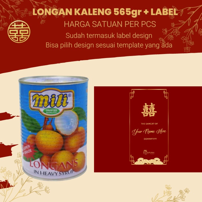Jual Kue Sangjit Custom Label Sangjit Teapai Wedding Engagement Gift ...