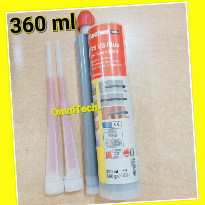 Jual Lem Angkur Lem Beton Angkur Baja Chemical Anchor Fischer FIS V 360 ...