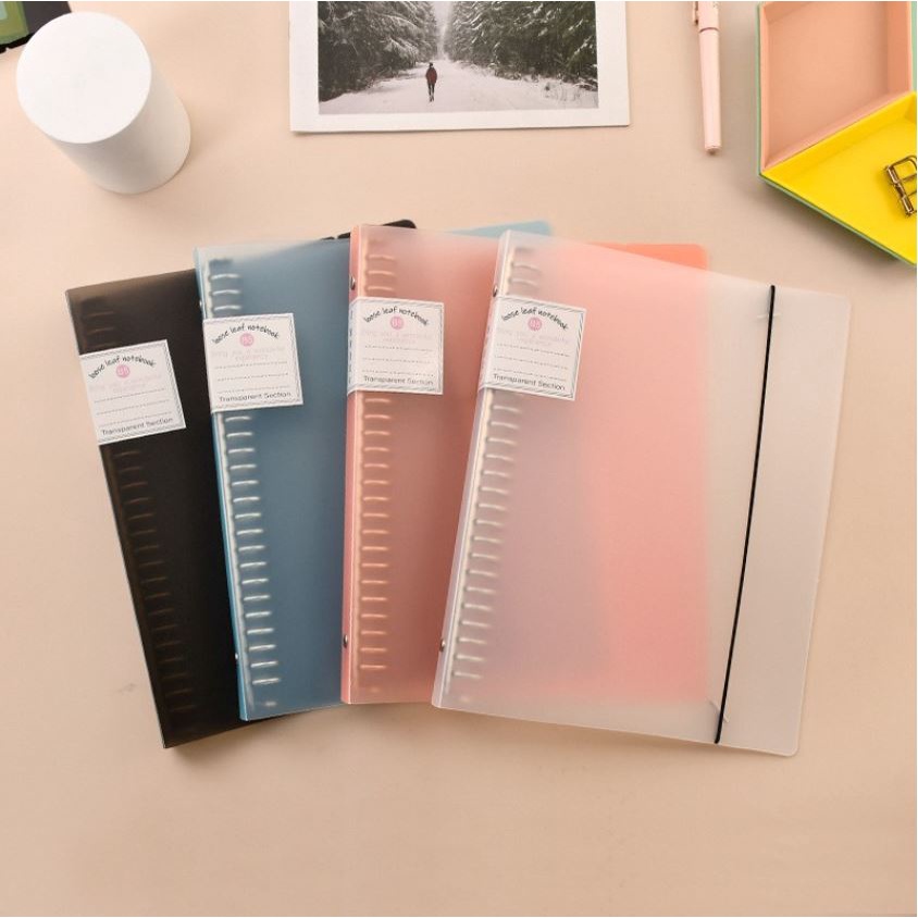 Jual CANDY Transparent Binder Map Binder Plastik A5 | Shopee Indonesia