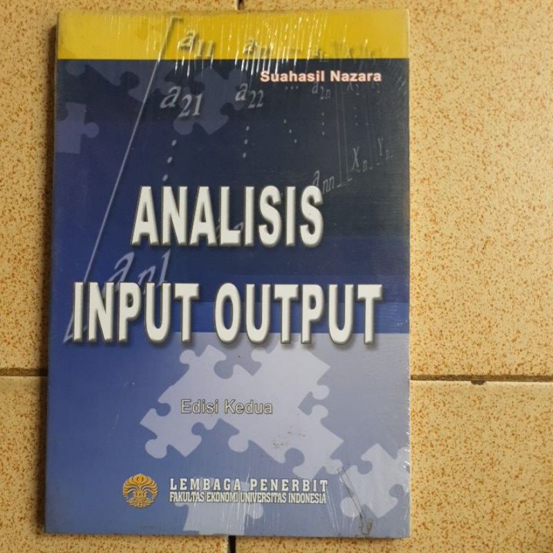 Jual ORIGINAL ANALISIS INPUT OUTPUT | Shopee Indonesia