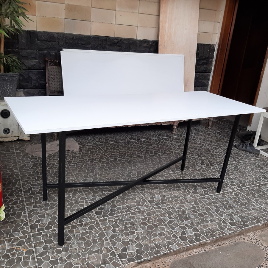 Jual Meja Lipat Makan Resto / Meja Bazar / Meja Jualan (120x60x70cm) COCOK UNTUK BAZAAR | Shopee ...