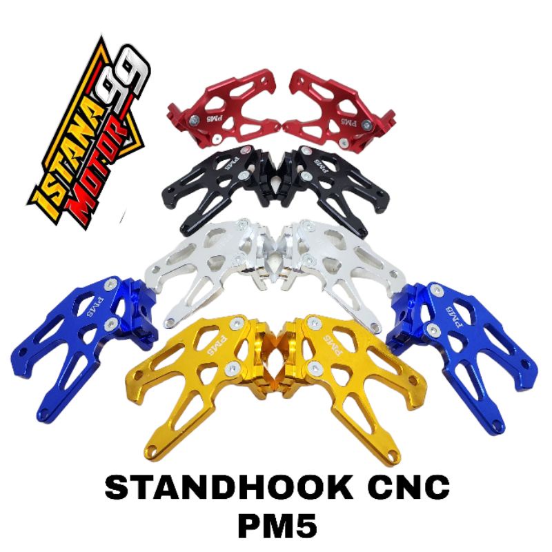Jual STANDHUOK STELAN RANTAI VARIASI STANDHOOK FULL CNC WARNA PNP ...