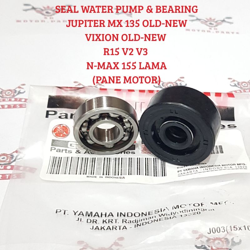Jual SEAL SIL WATER PUMP + BEARING LAHAR RADIATOR PUMP JUPITER MX LAMA NEW 135 VIXION LAMA NEW ...